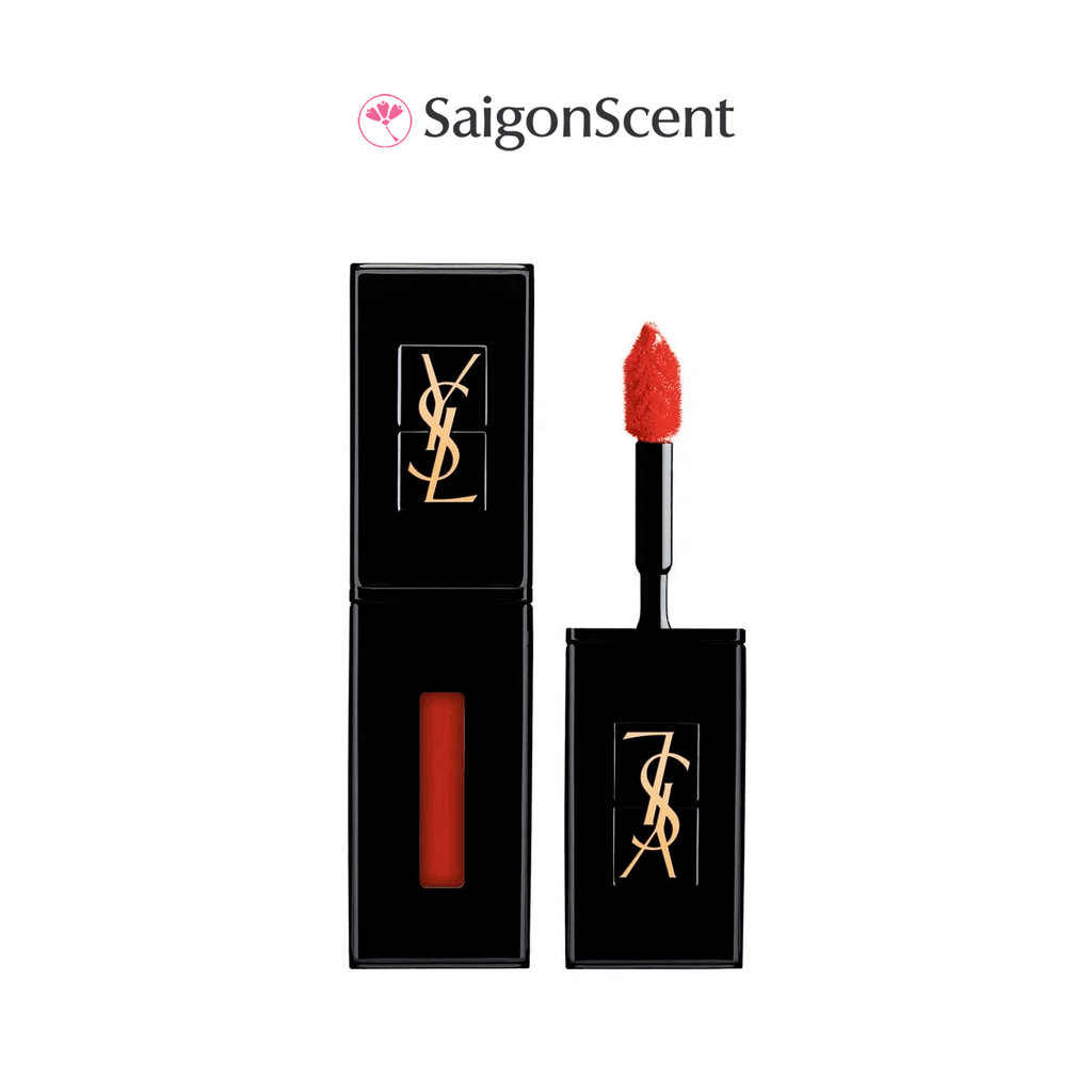 Son kem YSL Vinyl Cream Lip Stain 416 Psychedelic ChiliSon kem bóng YSL Vinyl Cream Lip Stain ...
