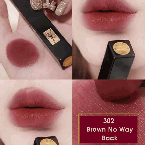 Son YSL The Slim Velvet Radical 302 Brown No Way Back 2.2gSon YSL The ...