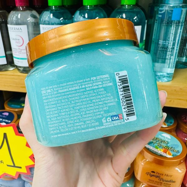 Tẩy tế bào chết cơ thể hương biển Tree Hut Shea Sugar Scrub BLUE LAGOON ...