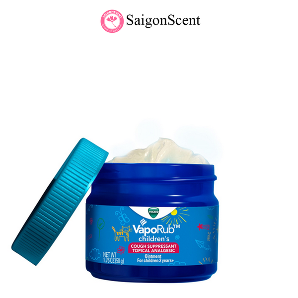 Sáp làm ấm ngực cho trẻ Vick's VapoRub Children 50gSáp làm ấm ngực cho ...