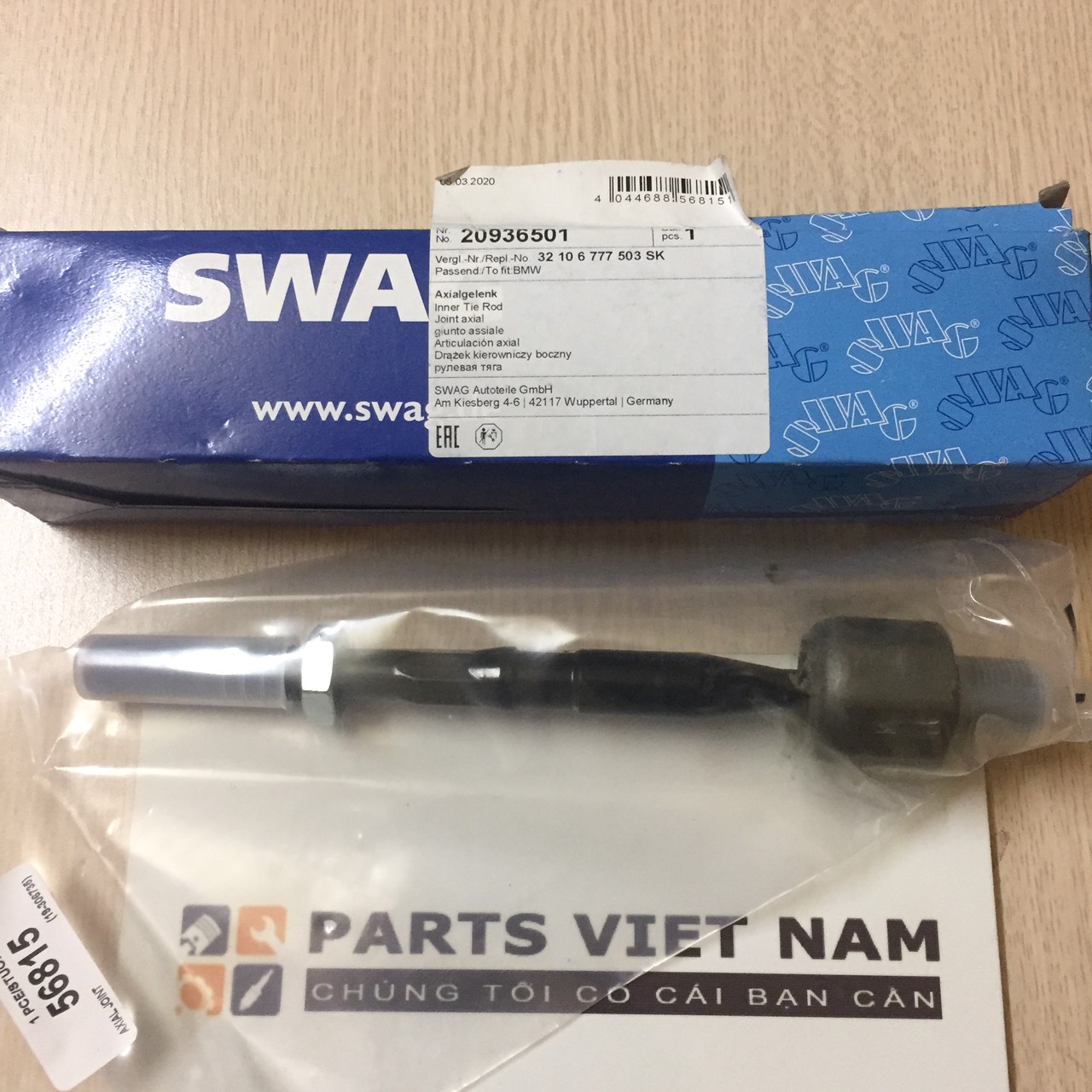 Rô tuyn lái trong + lái ngoài trái xe BMW E46 - 32106777503 – Parts ...