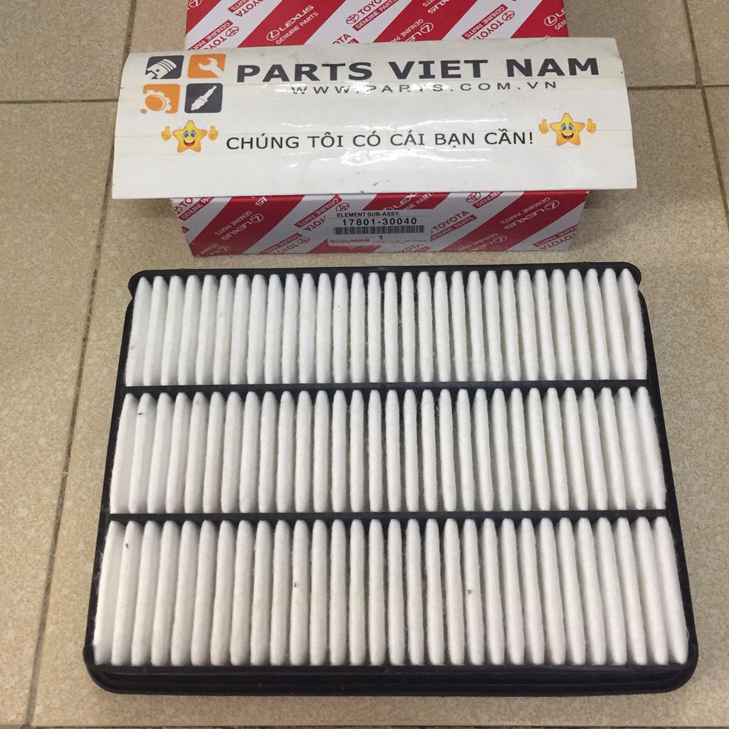 LỌC GIÓ ĐỘNG CƠ TOYOTA PRADO ĐỜI 2006 17801-30040, 1780130040 – Parts ...