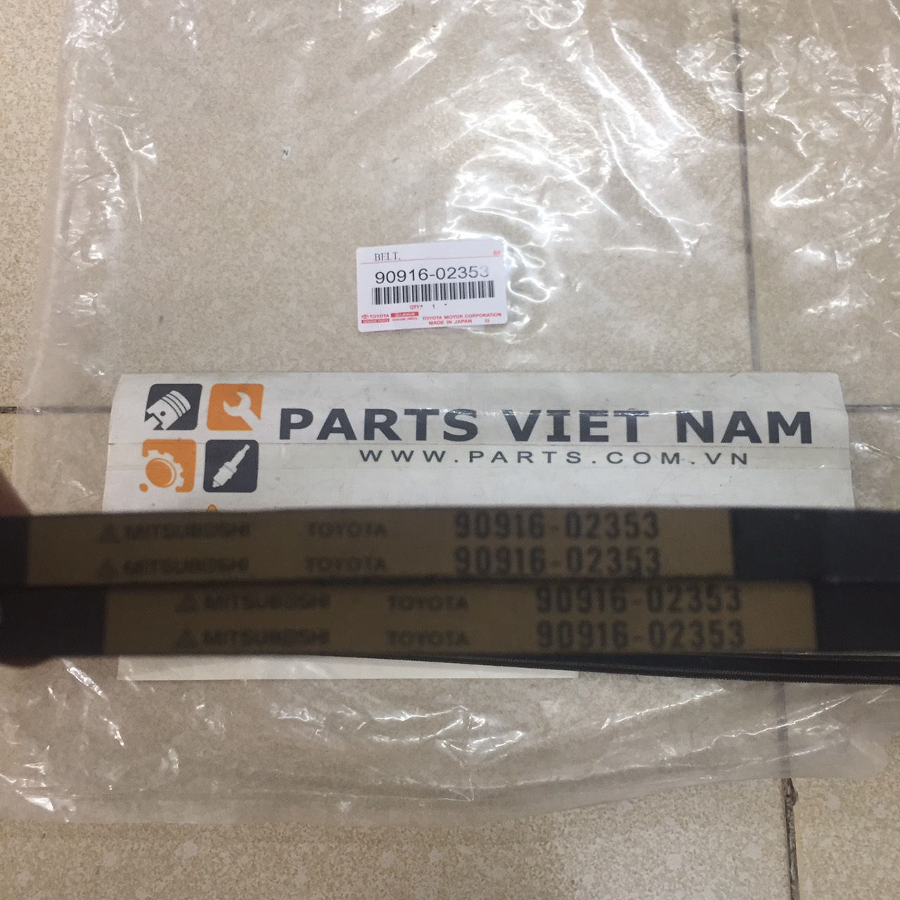 DÂY CUROA MÁY PHÁT TOYOTA LAND CRUISER FZJ 80 90916-02353, 9091602353 ...