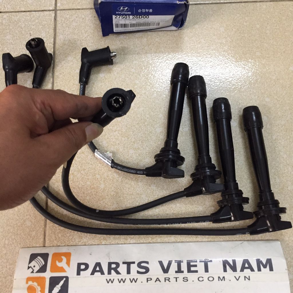 BỘ DÂY CAO ÁP HYUNDAI VENA HÀNG XỊN 2750126D00, 27501-26D00 – Parts ...