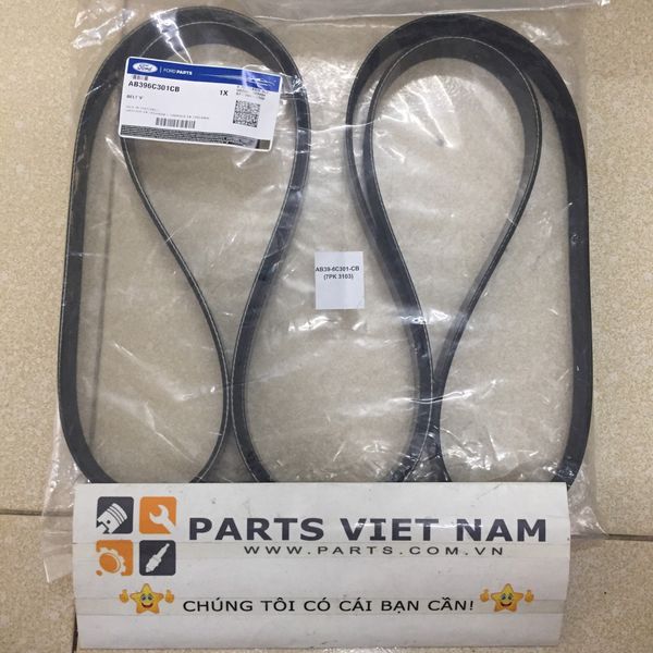 DÂY CUROA TỔNG 7PK3103 FORD RANGER WILDTRAK 3.2 AB39-6C301-CB, AB396C ...