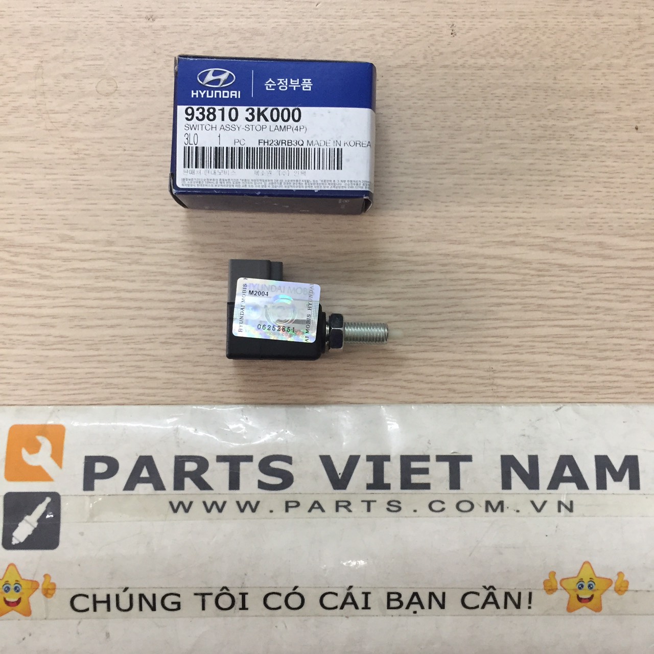 CÔNG TẮC CHÂN PHANH KIA FORTE ĐỜI 2010 HÀNG MOBIS 93810-3K000, 93810-3 ...