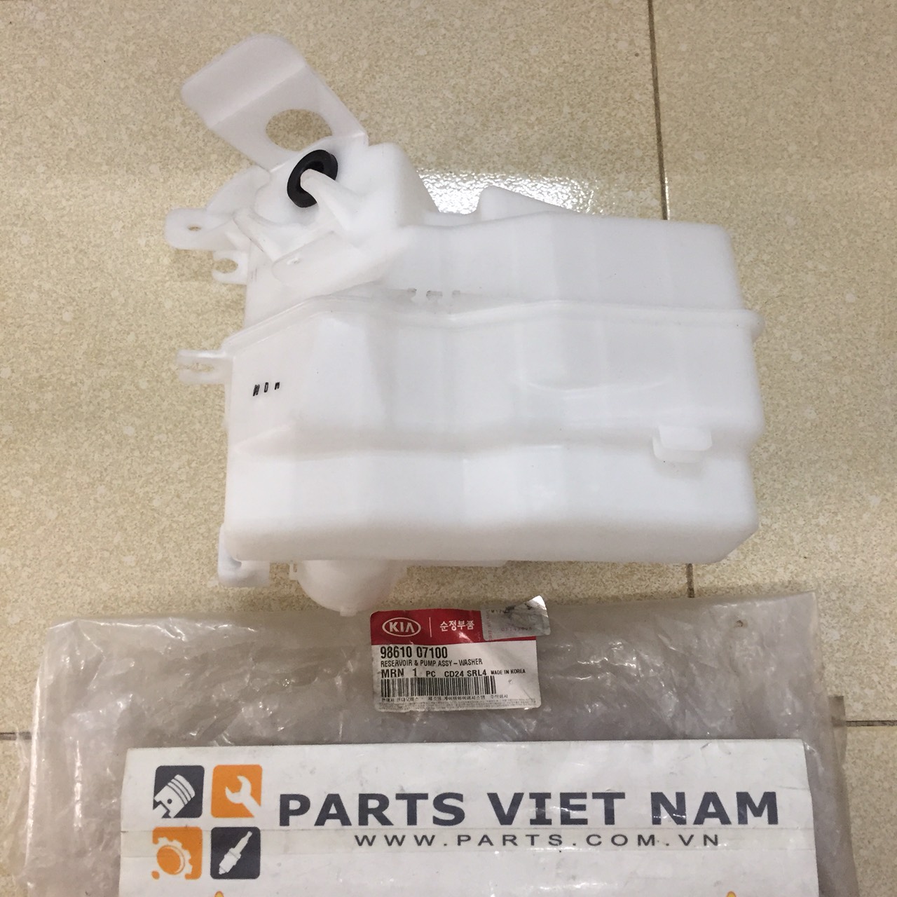 BÌNH NƯỚC RỦA KÍNH KIA MORNING ĐỜI 2005 HÀNG MOBIS 9861007100, 98610-0 ...