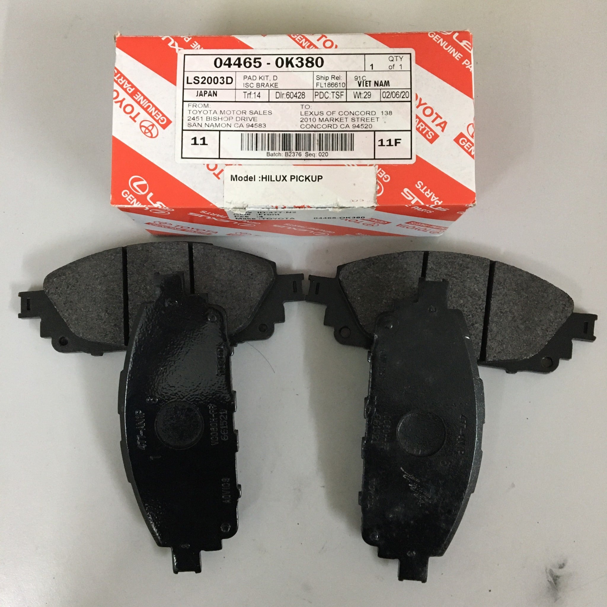 Má phanh trước cho Toyota Innova – Parts Viet Nam - Order Phụ Tùng Ô Tô ...