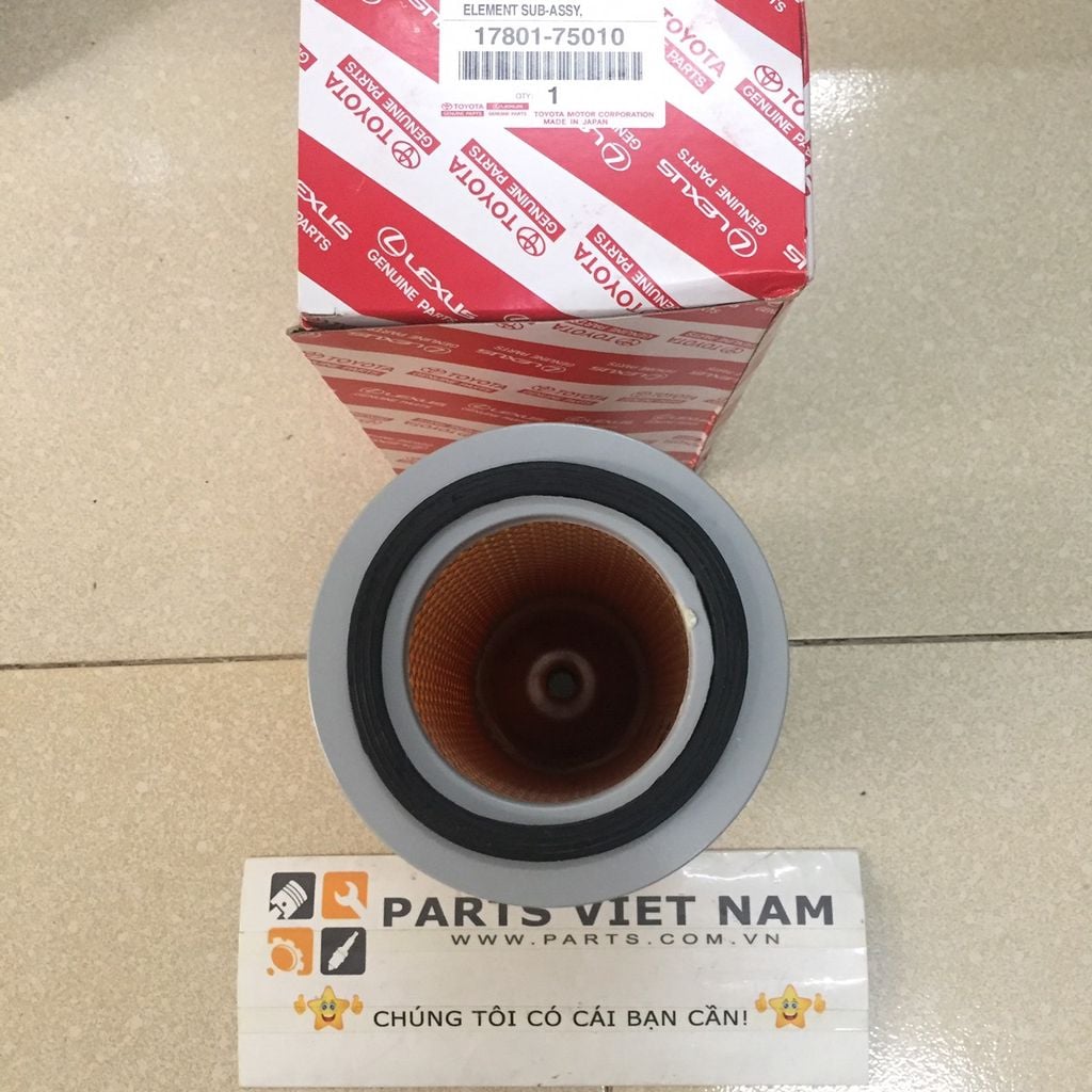 LỌC GIÓ ĐỘNG CƠ TOYOTA HIACE ĐỜI 2015 MÁY XĂNG 17801-75010, 1780175010 ...