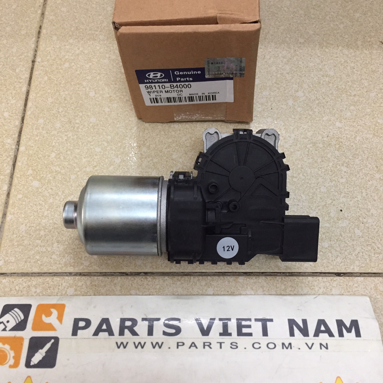 MÔ TƠ GẠT MƯA HYUNDAI GRAND I10 HÀNG KOREA 98110-B4000, 98110B4000 ...