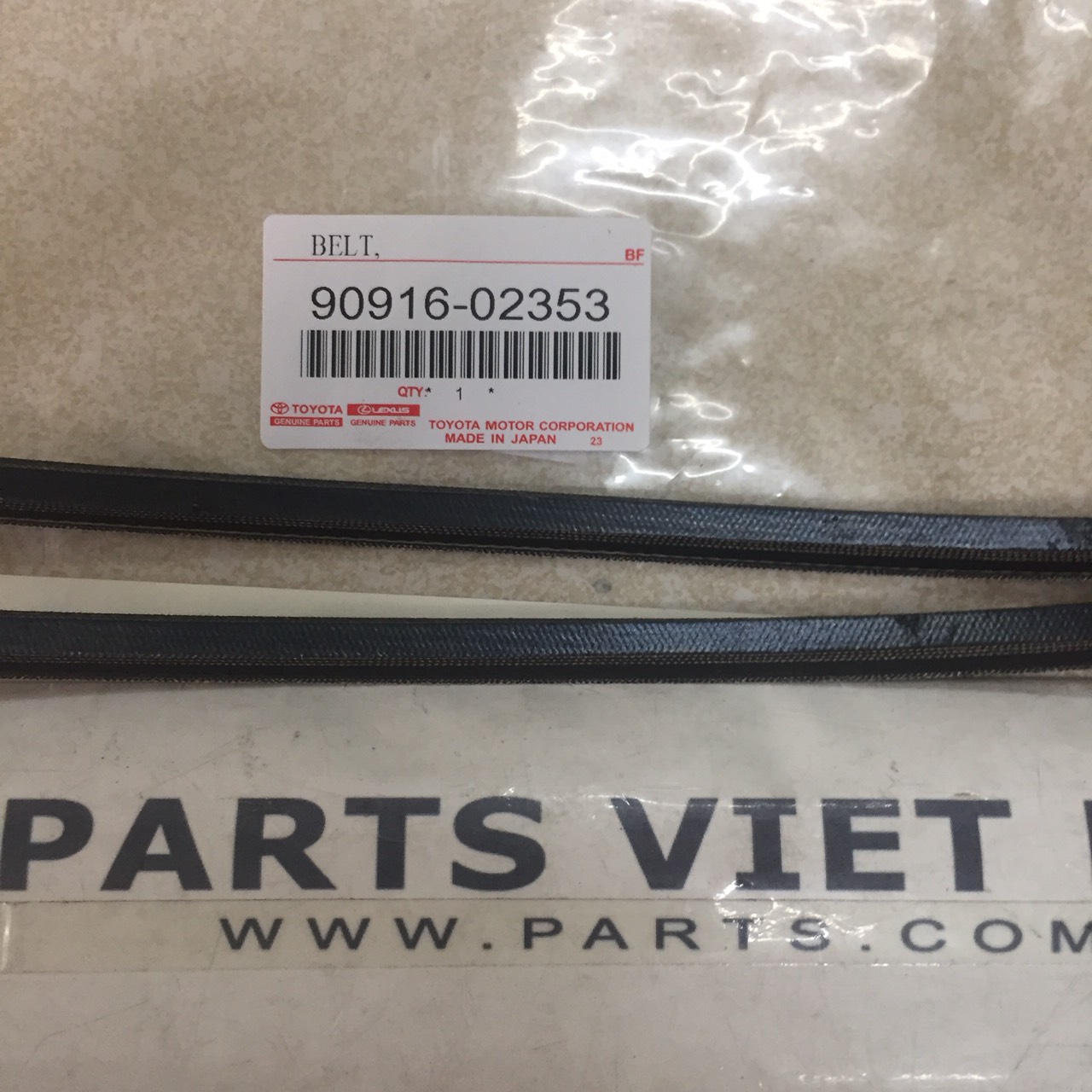 DÂY CUROA MÁY PHÁT TOYOTA LAND CRUISER FZJ 80 90916-02353, 9091602353 ...