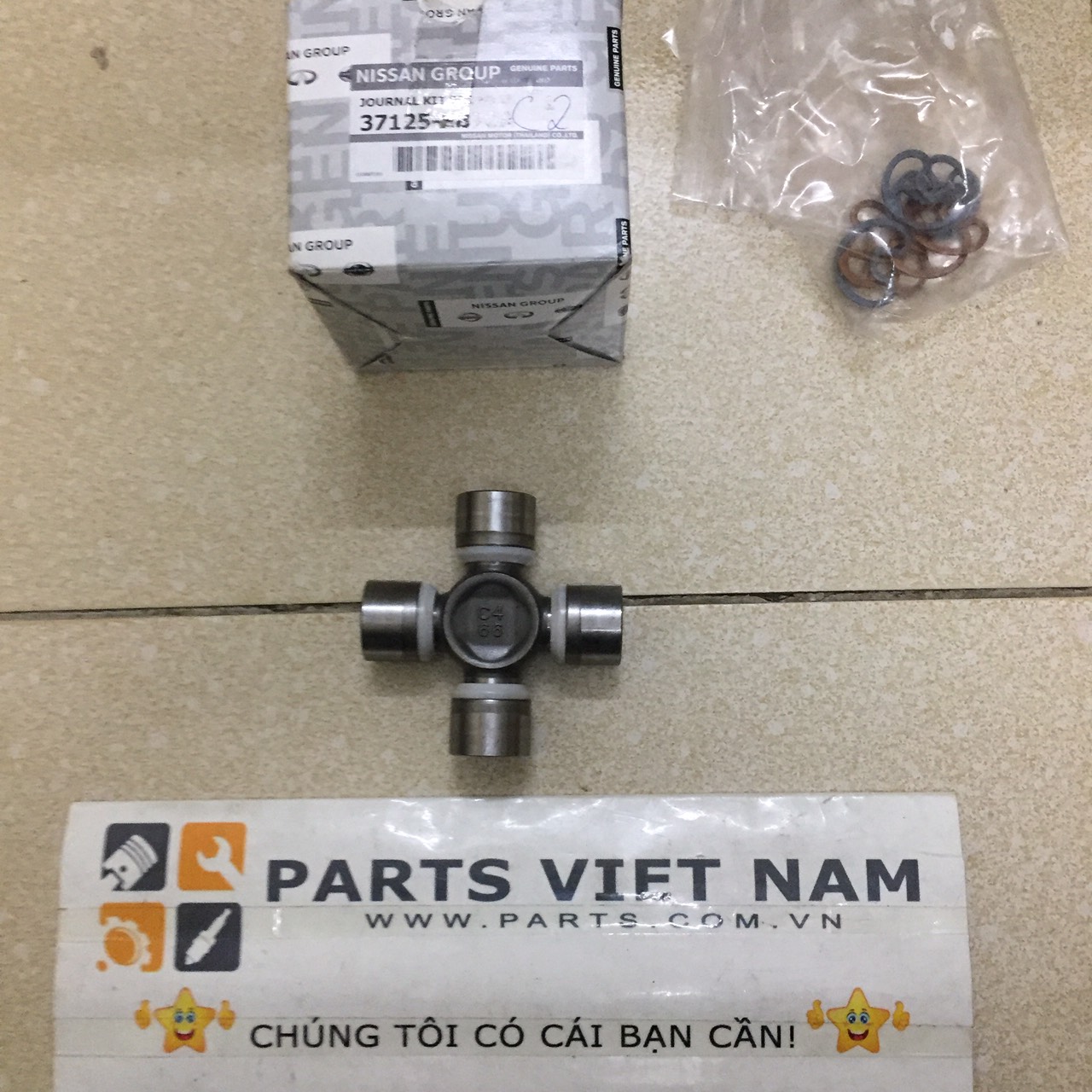BI CHỮ THẬP CÁC ĐĂNG CẦU TRƯỚC NISSAN NAVARA 27x83 37125EB70A, 37125-E ...
