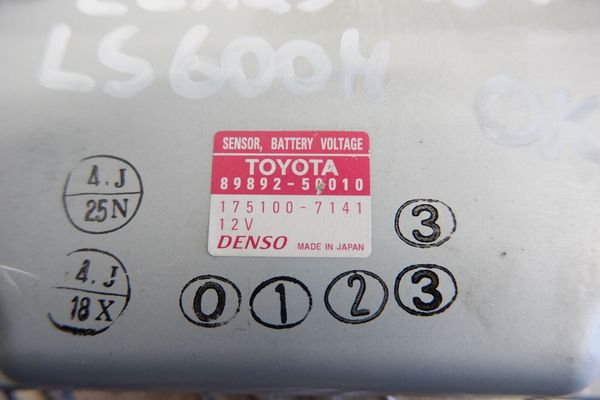 Hộp cảm biến điện áp ắc quy Hybrid LS600 tháo xe 8989250010 – Parts ...