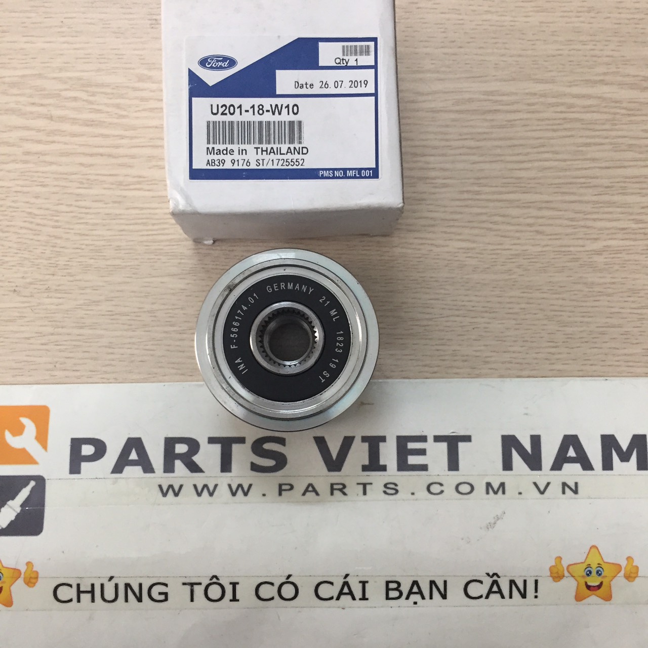 PULY MÁY PHÁT FORD RANGER U201-18-W10 – Parts Viet Nam - Order Phụ Tùng Ô Tô Quốc Tế