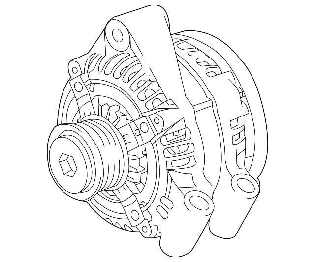 Máy phát Discovery 30l diesel Range rover sport 30l diesel LR076696, L ...