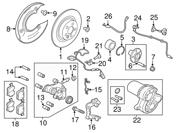 Má phanh sau Land Rover OEM Discovery Sport LR095295 – Parts Viet Nam ...