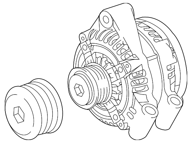 Máy phát Land Rover: Range Rover, Range Rover Sport chính hãng LR10181 ...