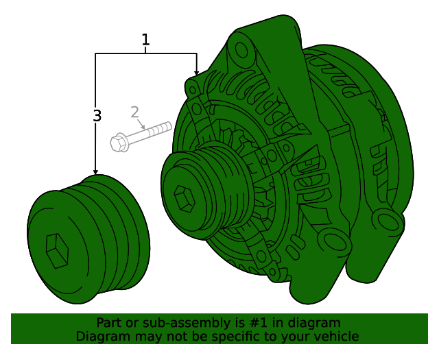 Máy phát Land Rover: Range Rover, Range Rover Sport chính hãng LR10181 ...