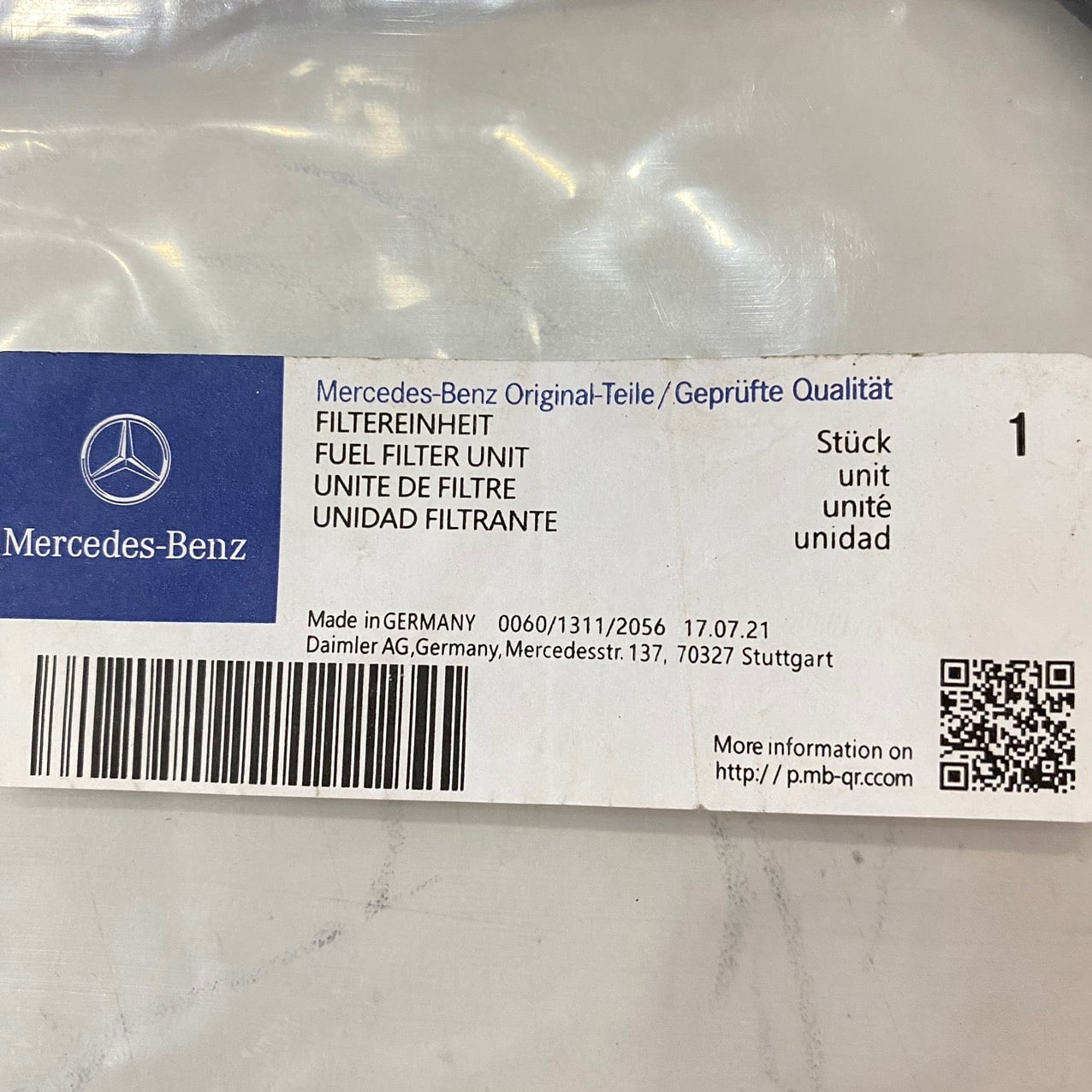 Ống nước bình nước phụ Mercedes C200, C250, C300, W204. M271 đời 2006 ...