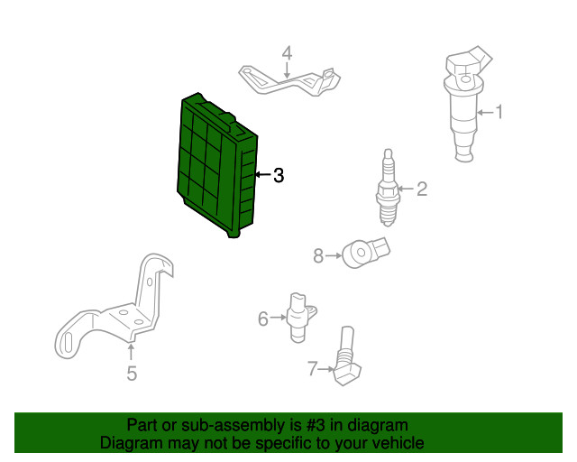 Hộp đen, ECU Lexus GX460 đời 2014 - 2016. Hàng mới chính hãng. Mã 8966 ...