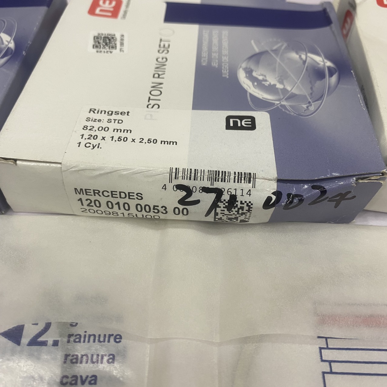 Xéc măng Mercedes C180, C250, SLK250, W204, E200, E250, E300, E350 W21 ...