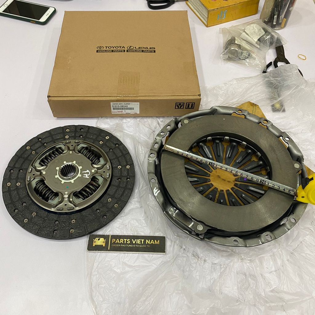 Bàn ép Toyota Fortuner 2KD máy dầu bản 26cm đời 2009 - 2016. Hàng Toyo ...