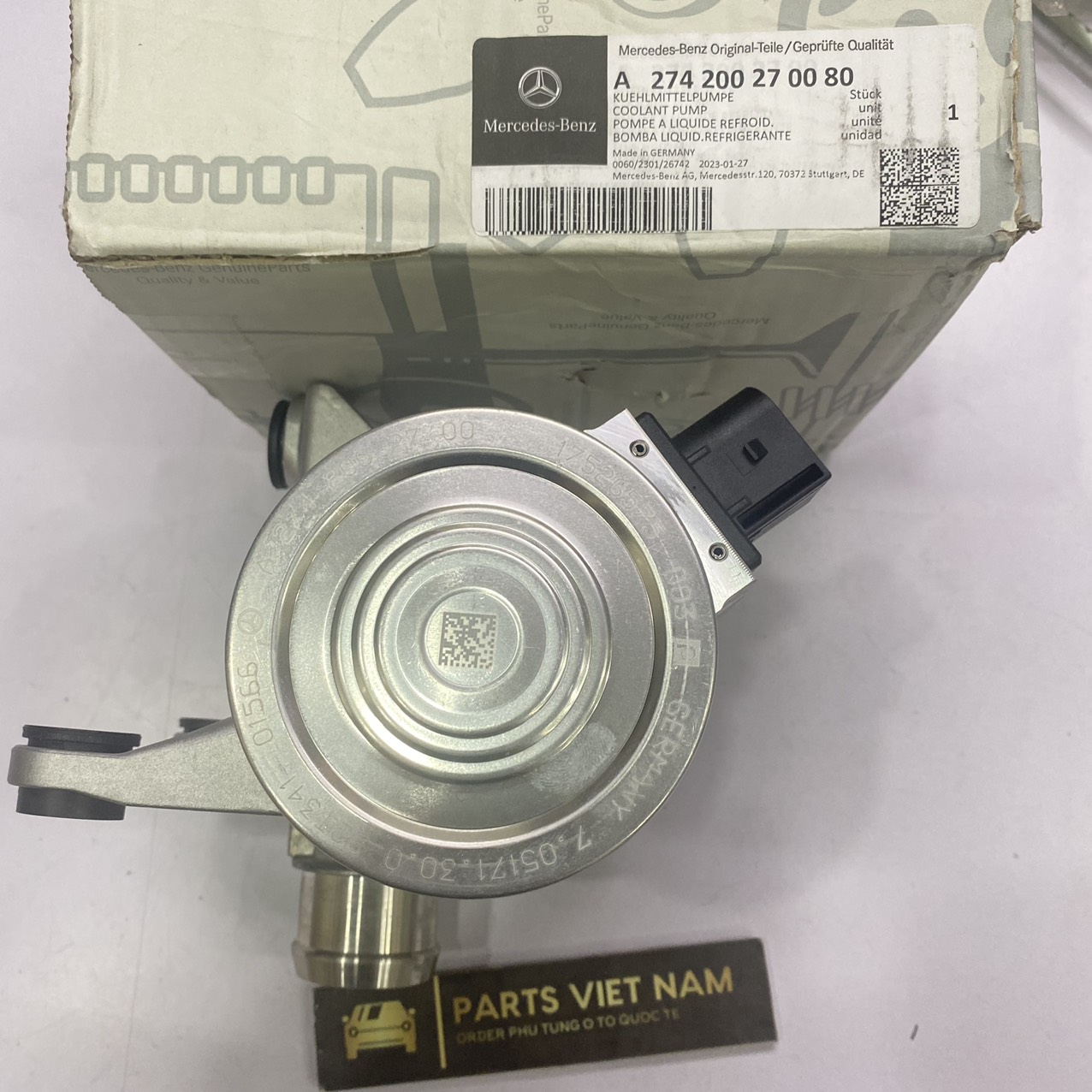 Bơm nước động cơ Mercedes W205 C200, C220, C250, C300, W213, E200, GLC ...