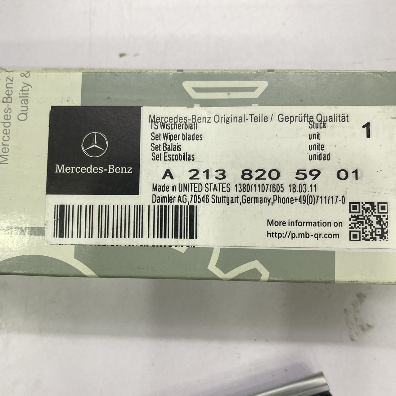 Chổi gạt mưa Mercedes W213 E200, E220, E250, E300, E350, E400 đời 2016 – Parts Viet Nam - Order ...