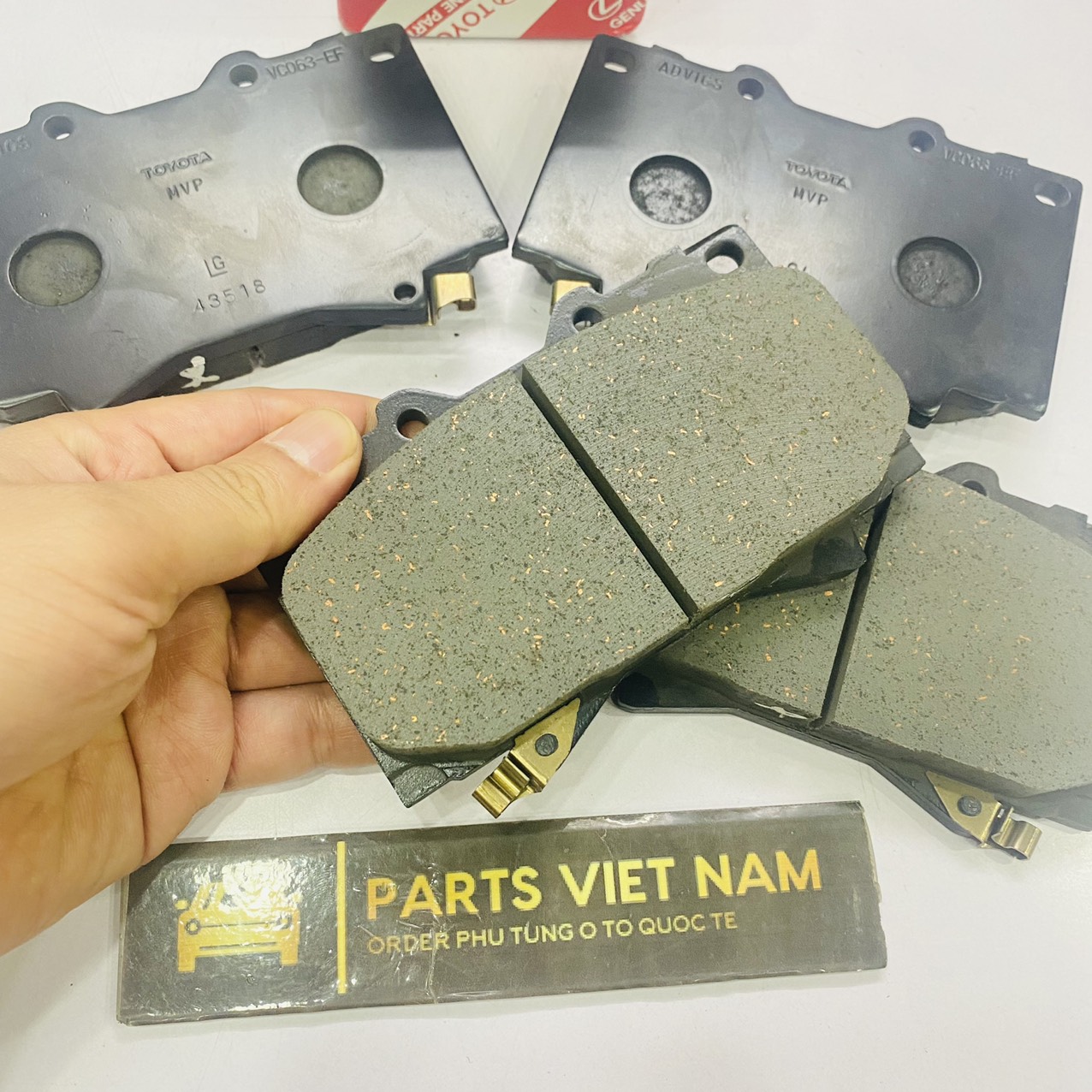 Má phanh hoặc bố thắng trước Toyota Land Cruiser FZJ100 đời 1998 - 200 ...