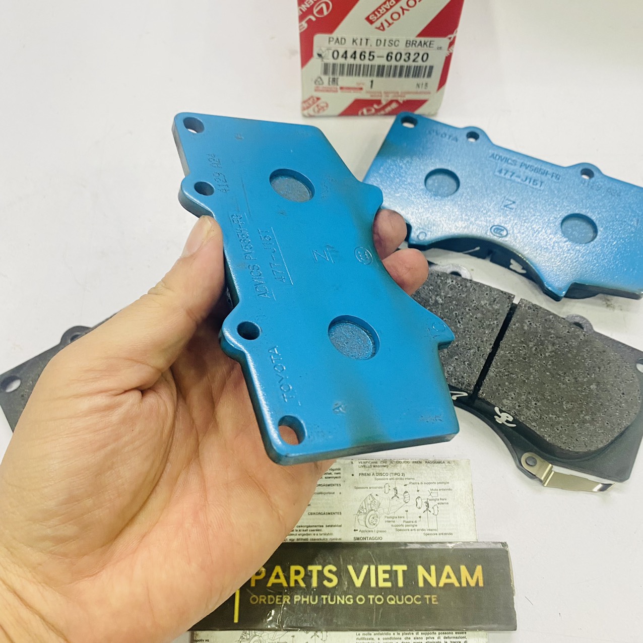 Má phanh trước Lexus GX400, GX460 đời 2009 - 2013. Hàng xịn. Mã 04465 ...