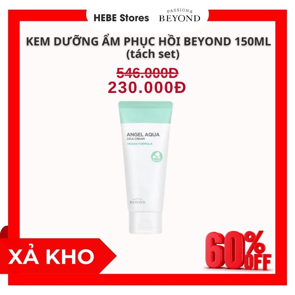 Kem Dưỡng Phục hồi Beyond Angel Aqua Cica Cream 150ml - tách setKem Dưỡng Phục hồi Beyond Angel ...