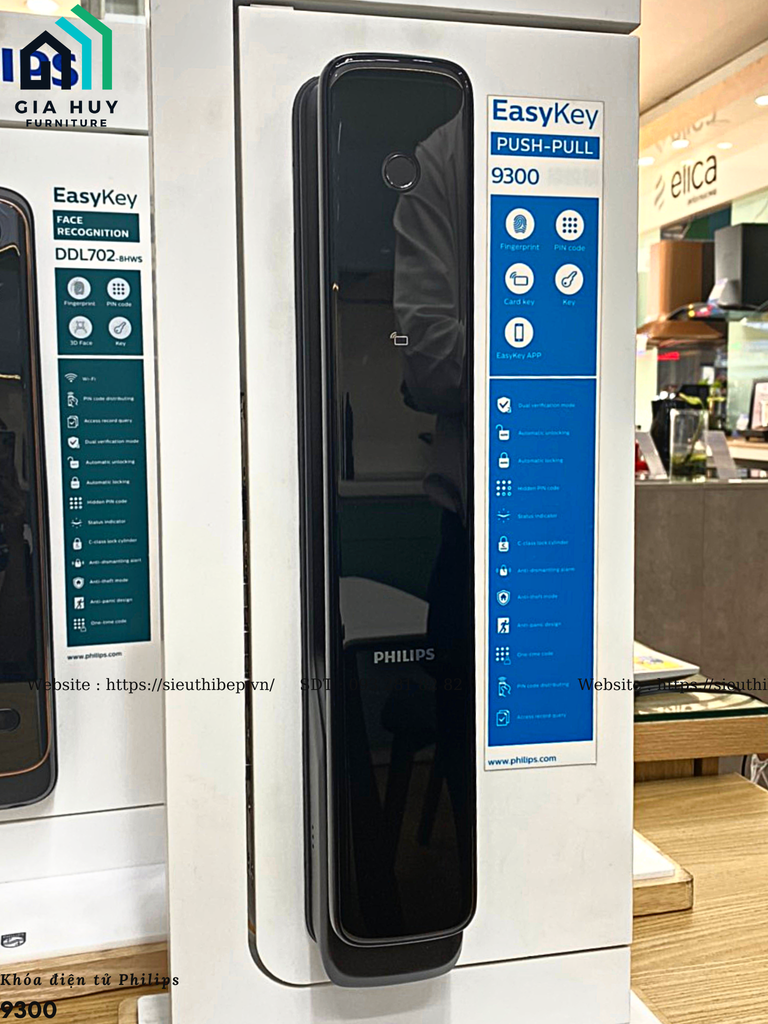 Khóa điện tử Philips 9300 (Mở khóa Gateway tối tân)