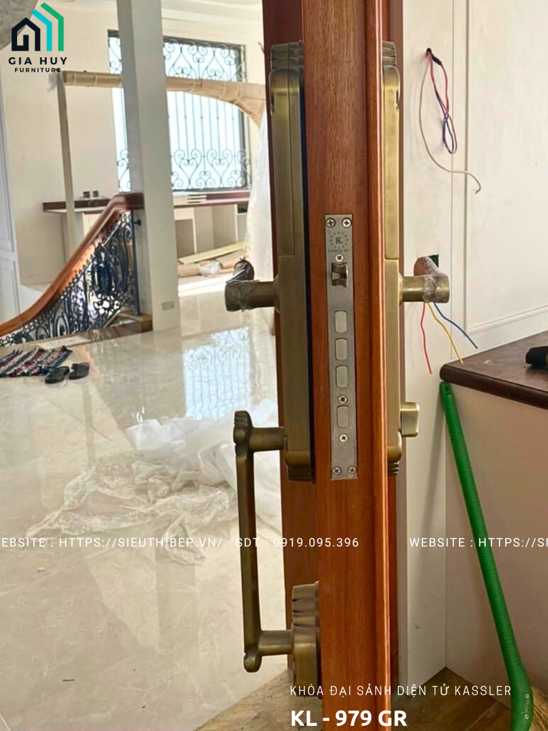 Khóa đại sảnh Kassler KL - 979 G / KL - 979 R / KL - 979 GR APP WIFI