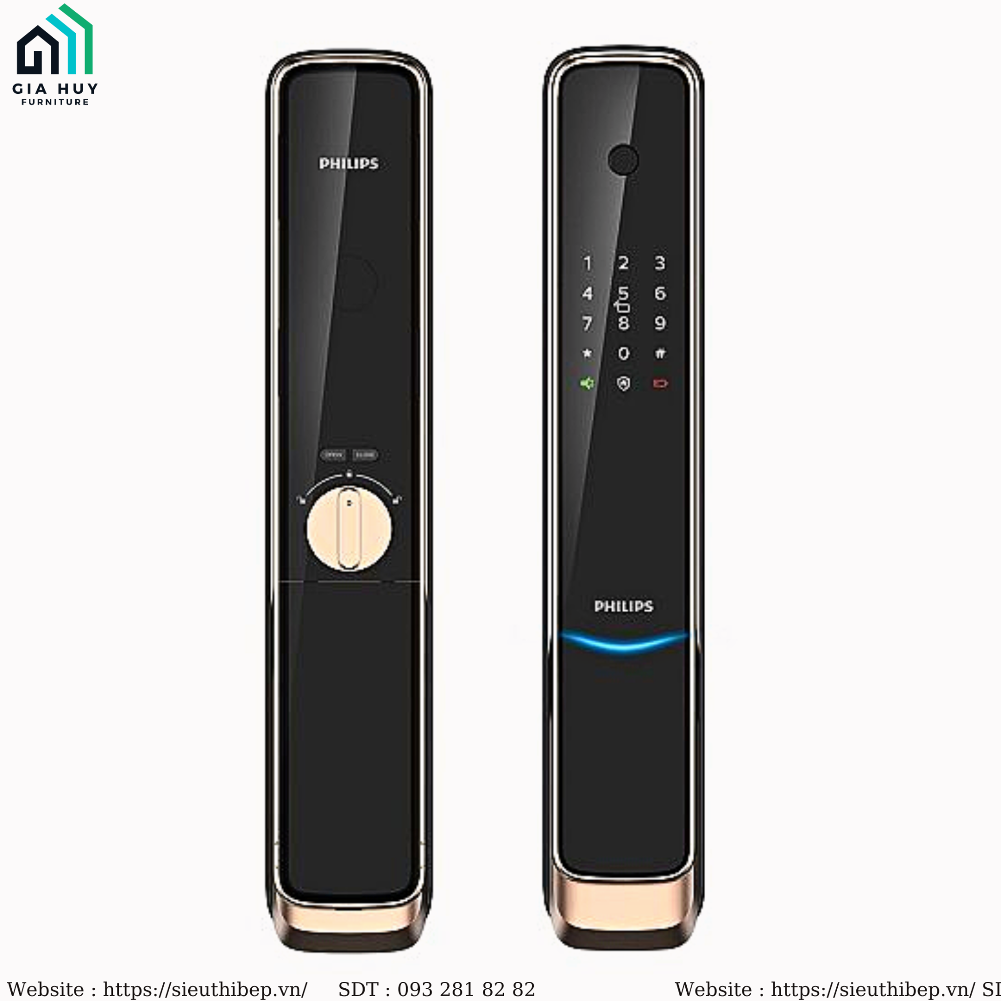 Khóa điện tử Philips 9300 (Mở khóa Gateway tối tân)