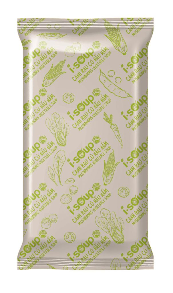 Canh rau củ nấu nấm ăn liền I-Soup 35g 05 viên Naturefoods