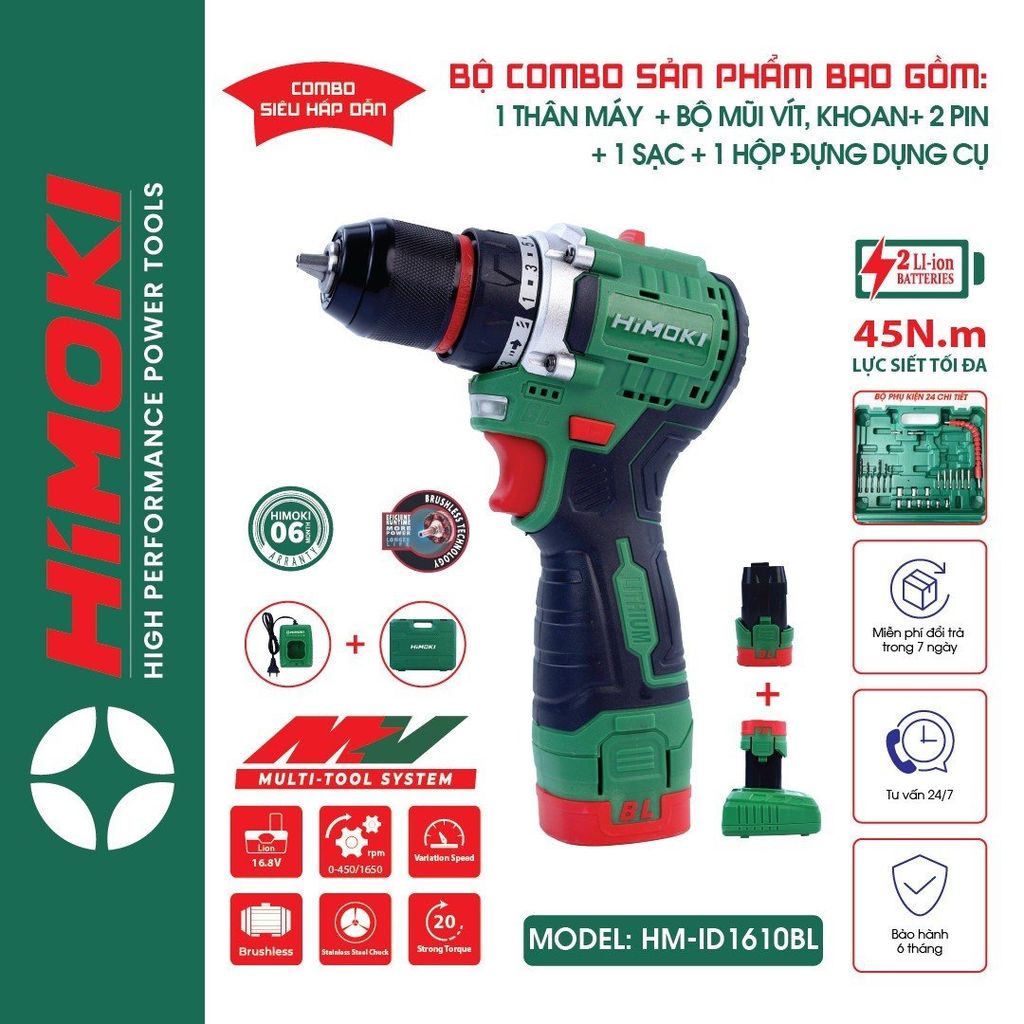 Máy khoan pin HIMOKI, Khoan Pin Mini, Khoan Pin Nhỏ – Tổng kho điện máy ...