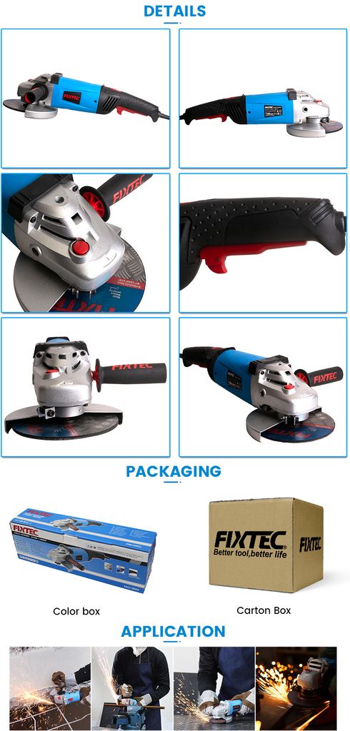 Máy mài góc cầm tay FIXTEC Model FAG18002 Công suất 2350W – Tổng kho điện máy Hoàng Minh