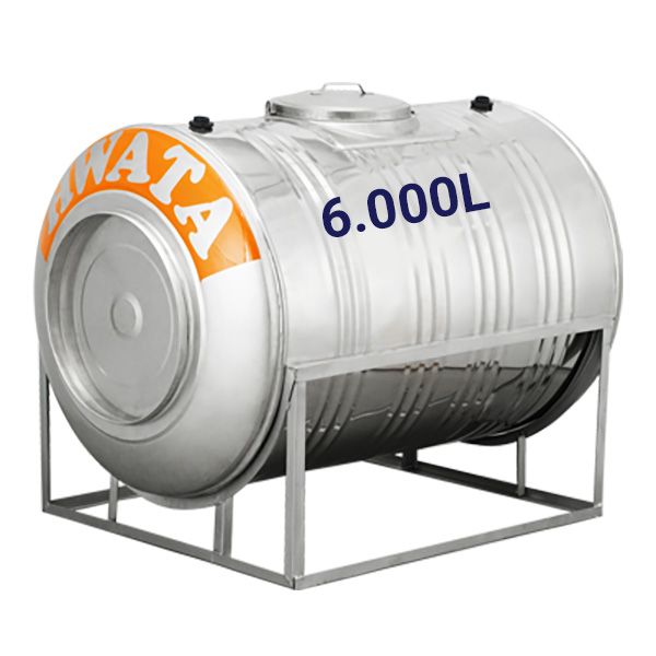 Bồn nước inox Hwata 6000 lít nằm - HWA-BN6000 – Hwatavina