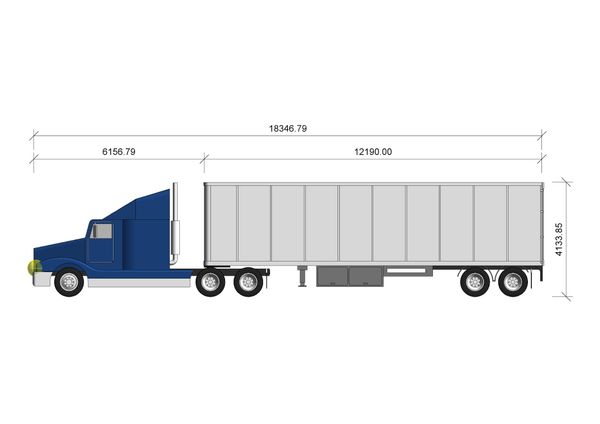 Free download Revit Family: 40 Ft Shipping Container Truck 3D Model ...