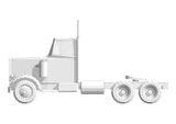 Revit Family: Container Carrier Semi Truck – BIM MONO