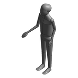 Revit Family - People Standing 3D Generic Model – BIM MONO