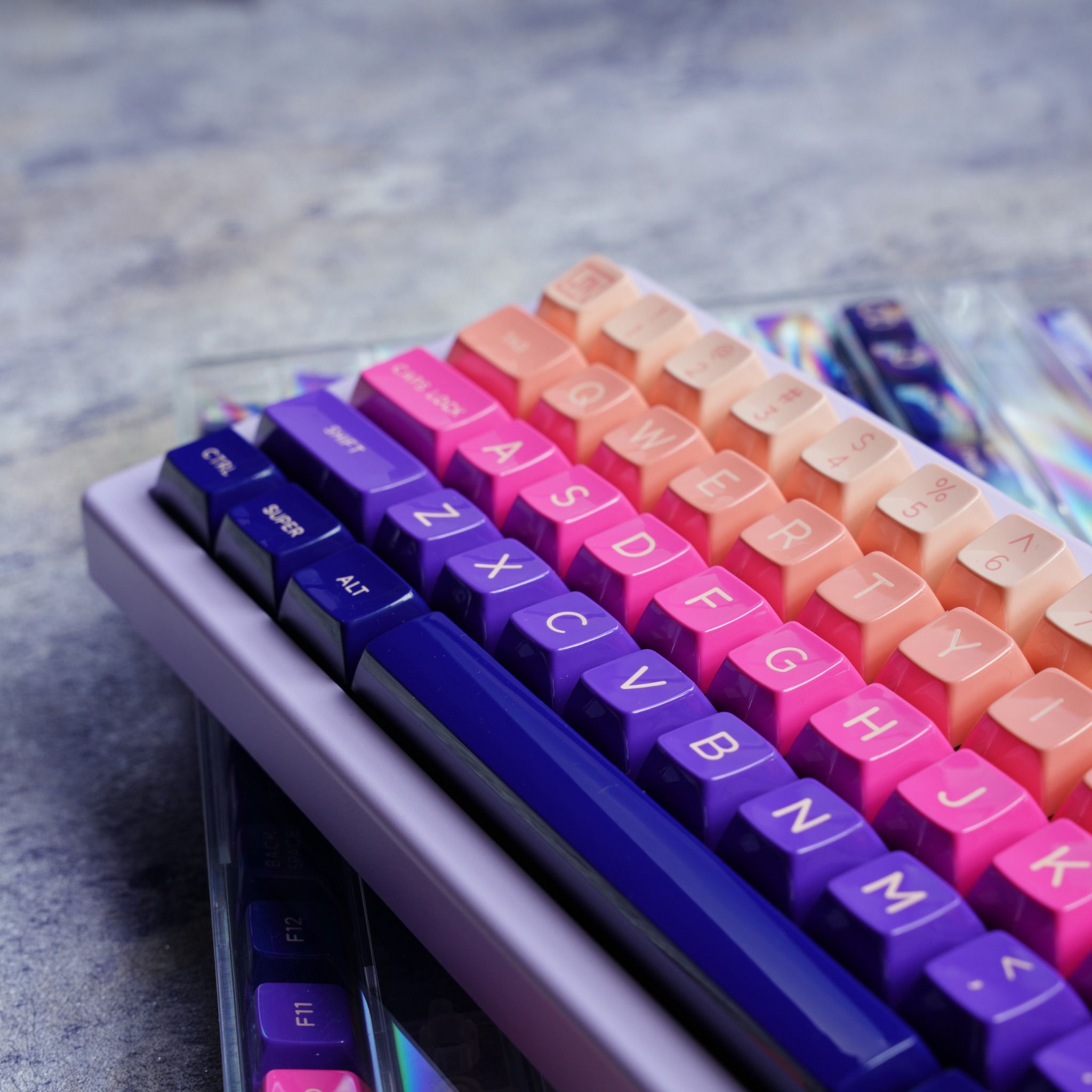 JTK HSA Rays Keycap Set – The Keebs Store