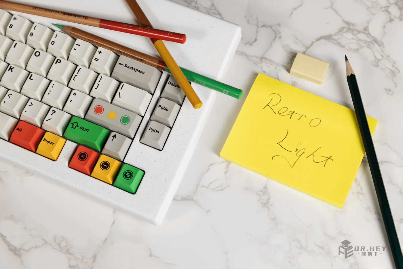 MW Retro Lights Keycap Set – The Keebs Store