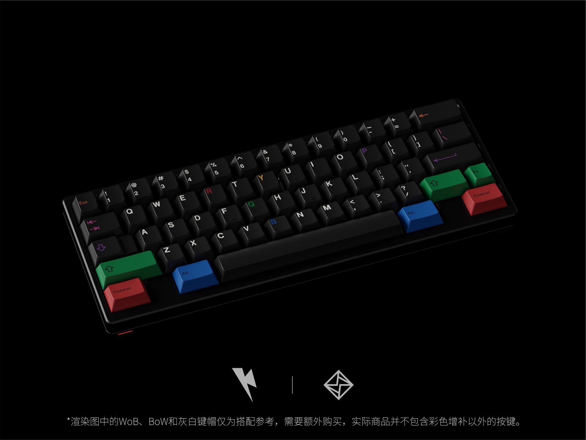 Key Kobo RainWoB & RainBoW Keycap – The Keebs Store