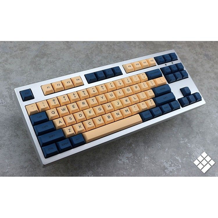 Set Keycap DSA Yellow Blue 145 – The Keebs Store