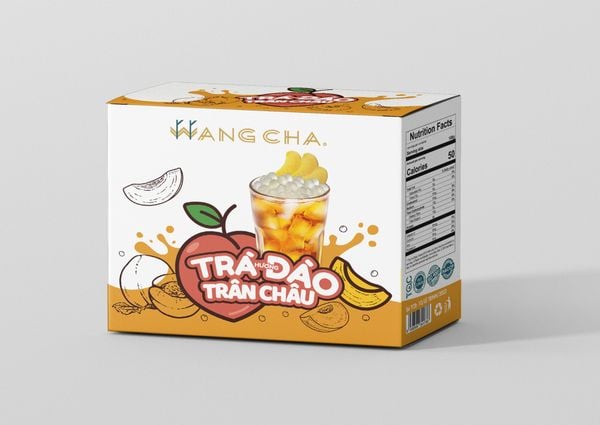 Trà Trái Cây Tiện Lợi Wangcha Vị Đào Lê Trình