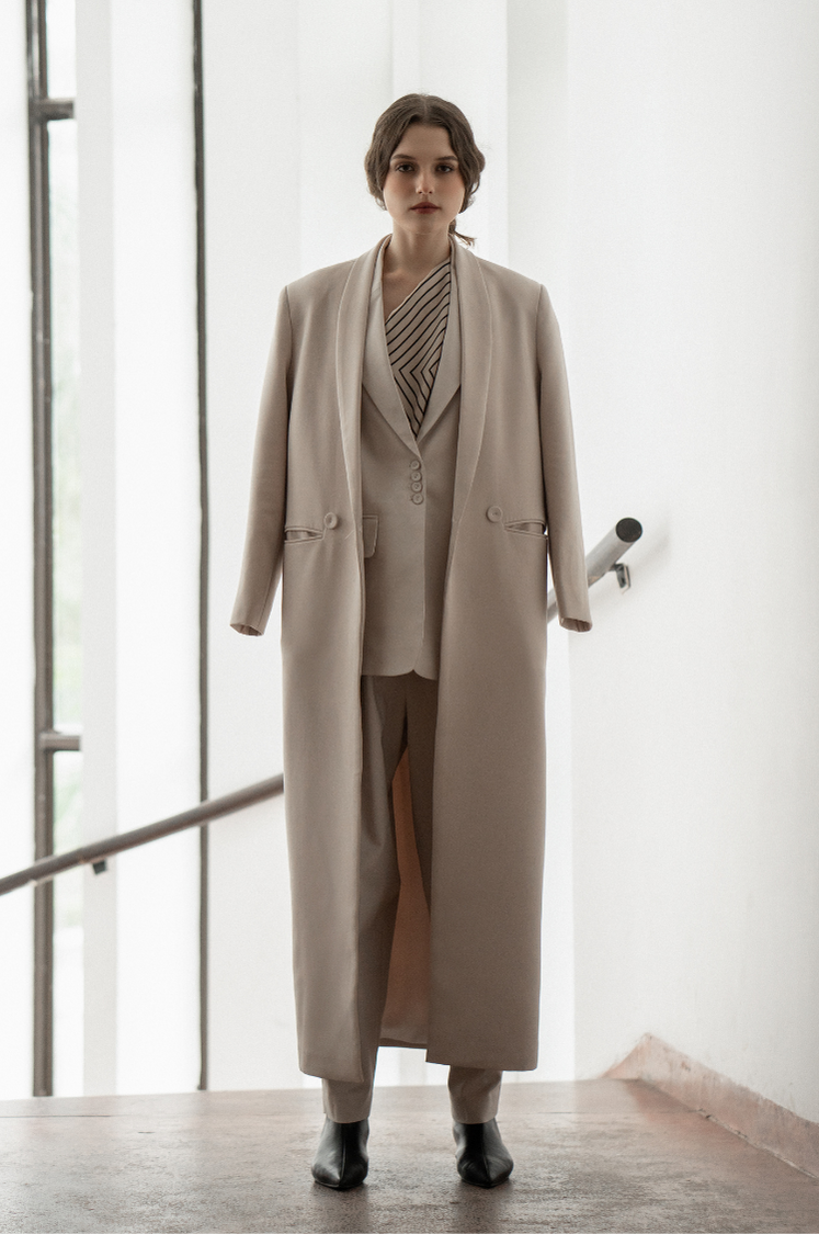 LEMAIR COAT - WHITE – Mare Official