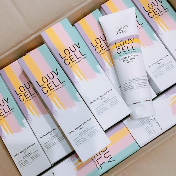 Kem dưỡng ẩm trắng da body Louv Cell Crystal Whitening Body Lotion ...