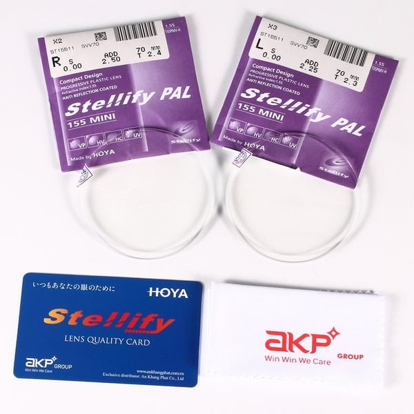 Tròng Kính Đa Tròng Hoya 1.55 Stellify Mini Pal Chính Hãng– VTC OPTIC