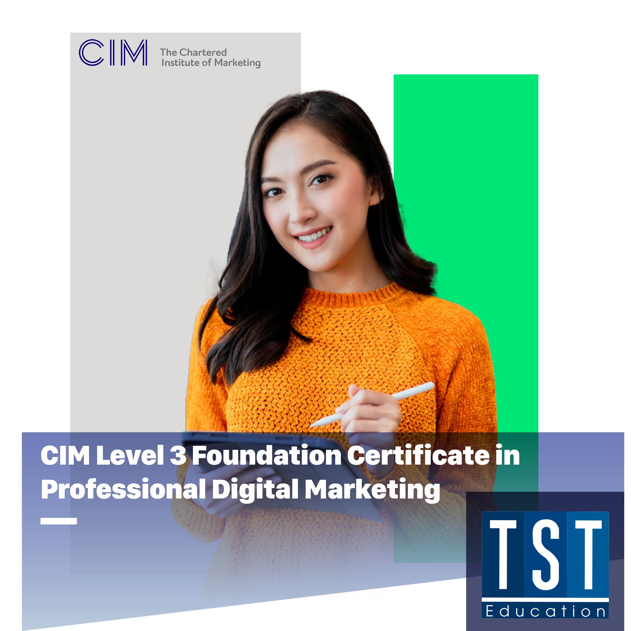 CIM Level 3 Foundation Certificate in Professional Digital Marketing – TST EDUCATION
